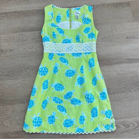 Lilly Pulitzer | Dresses | Lilly Pulitzer Sea Turtle White Label Dress ...